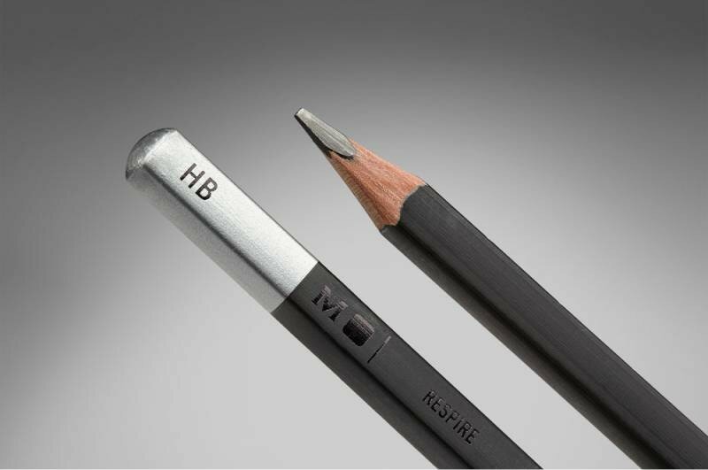 Набор карандашей ч/г Moleskine DRAWING SET EW7P05GPHA мет. кор. 5 кар. H/HB/2B/4B/6B