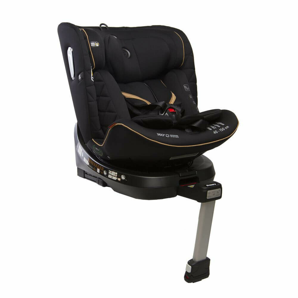Peppy UNOfix, автокресло с рождения до 12 лет гр.0-1-2-3 (0-36 кг), цвет Black