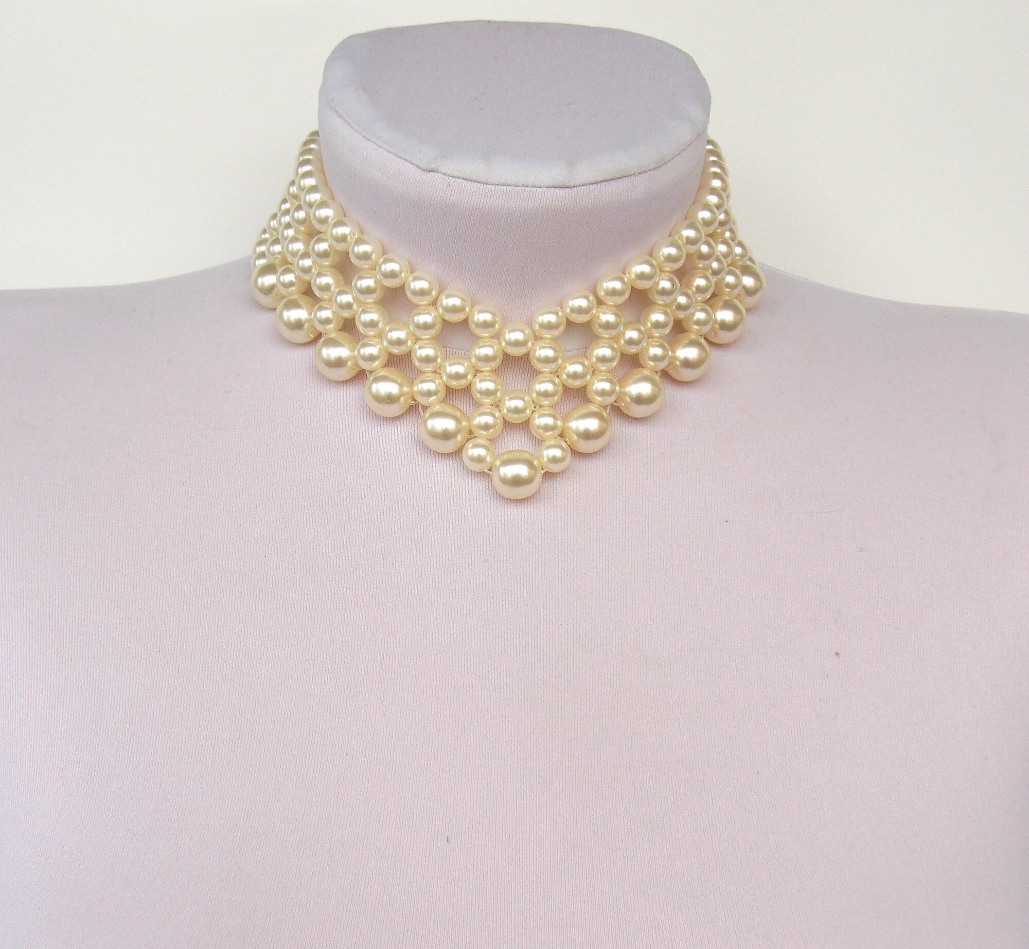 Колье, жемчуг имитация