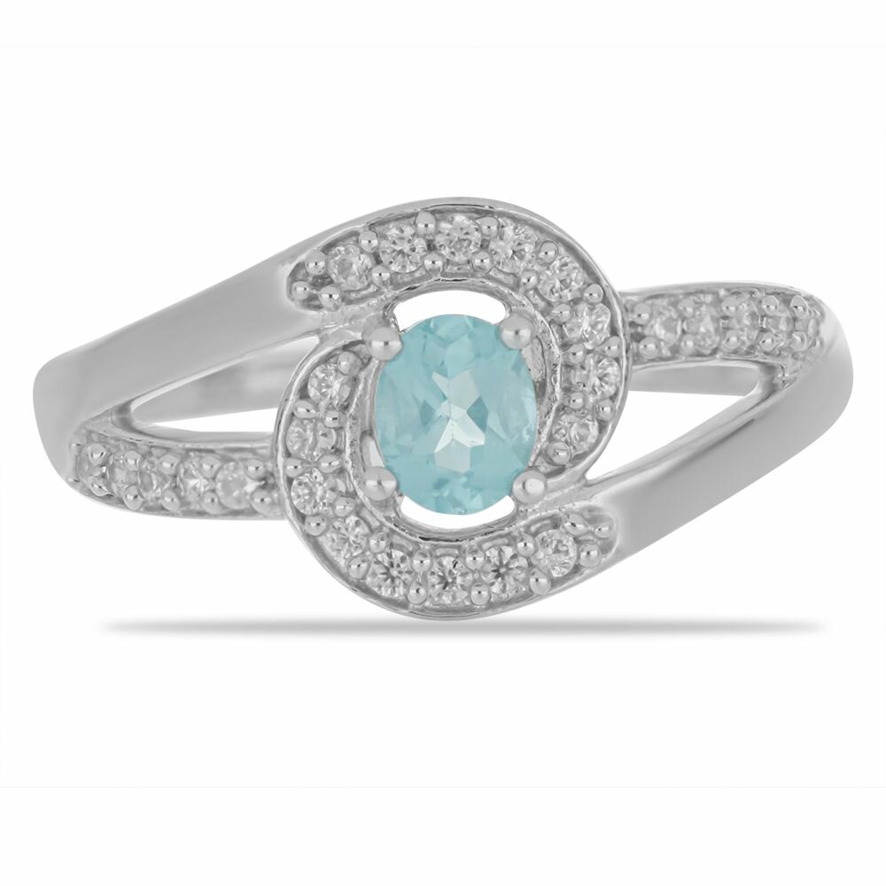 Кольцо, серебро, 925 проба, родирование, циркон