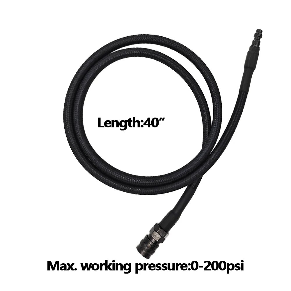 HPA SLP FLEX Воздушный шланг с дистанционным управлением, прямая катушка с быстроразъемным соединением Foster (США), низкое давление 130PSI/200PSI