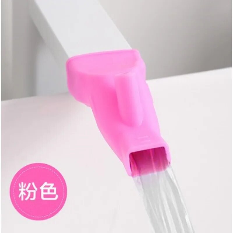 MOONBIFFY Силиконовый удлинитель для смесителя Розовый, Розовый