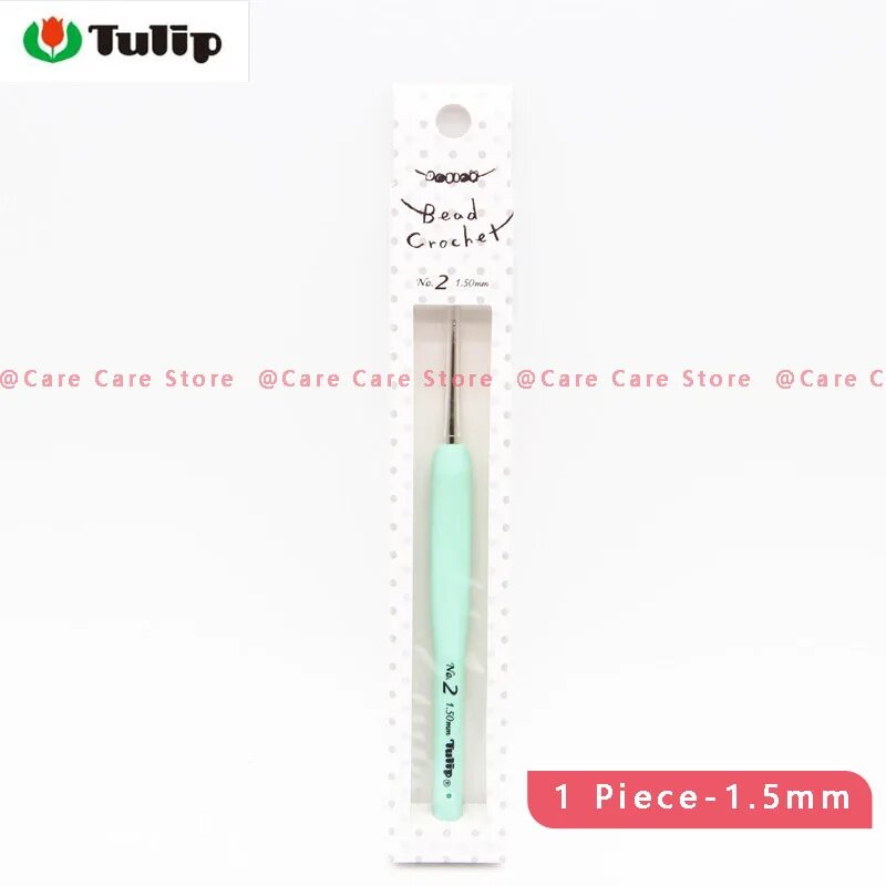 Крючок для бисера Tulip, 1.5 мм, белый