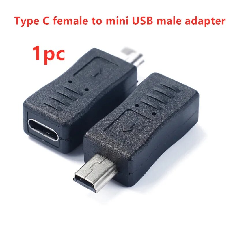 Адаптер USB Type-C (папа) - mini USB (мама) A