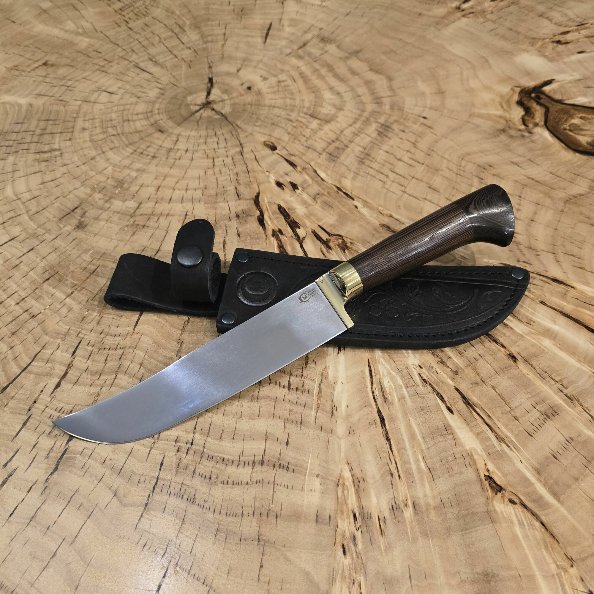 Нож Узбекский пчак, сталь Х12МФ, рукоять венге, Мастерская Семина