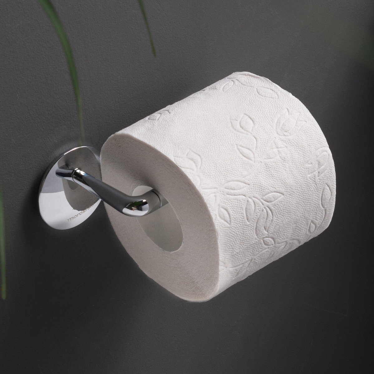 Держатель для туалетной бумаги настенный Lirio Moroshka цвет Хром