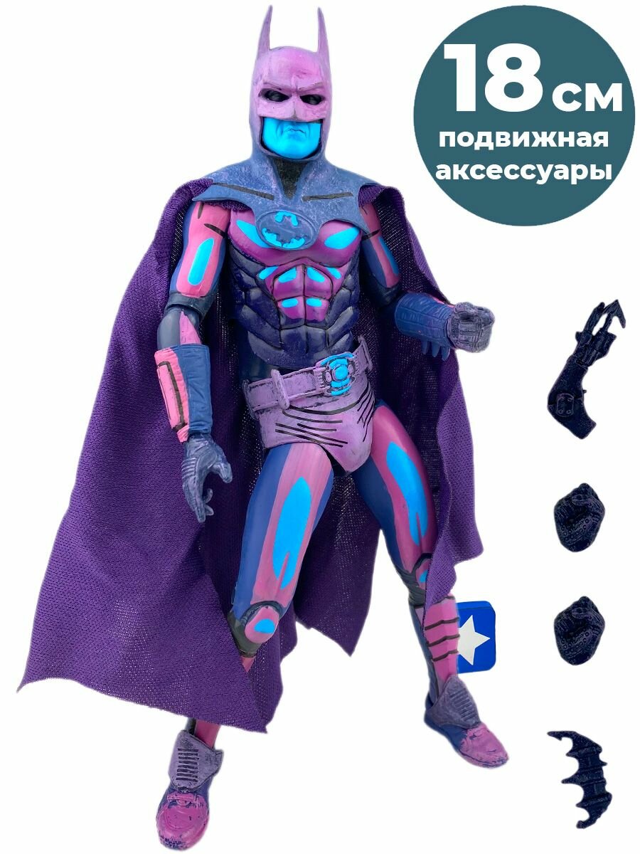 Фигурка Бэтмен Batman 1989 Video Game Appearance подвижная аксессуары 18 см -enj