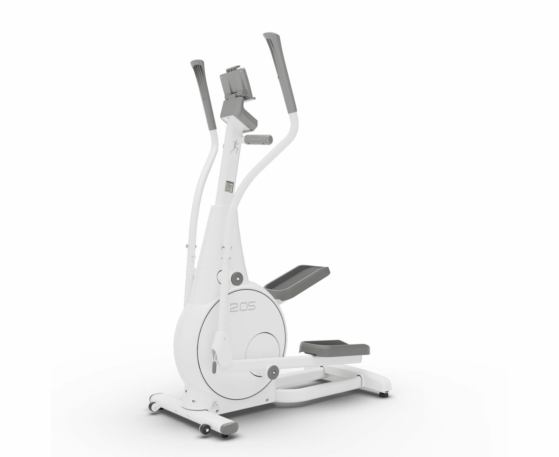 Эллиптический тренажёр DFC "Cardio E4100", белый, длина шага 38 см, до 120 кг