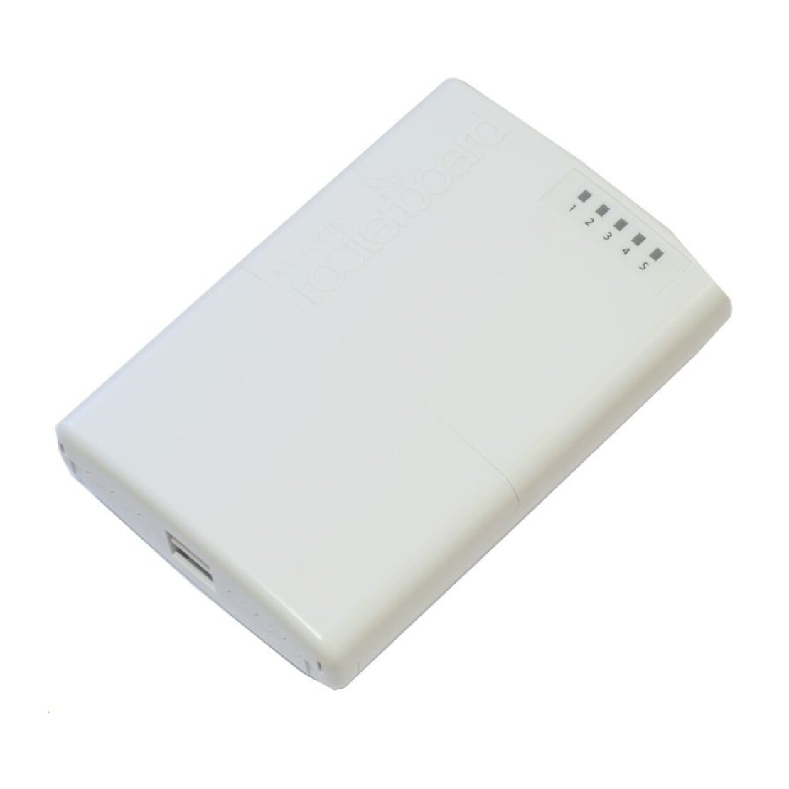 Маршрутизатор MikroTik RB750P-PBr2, 64 Мб, 4 x Ethernet 10/100 Мбит/сек, DHCP-сервер, белый