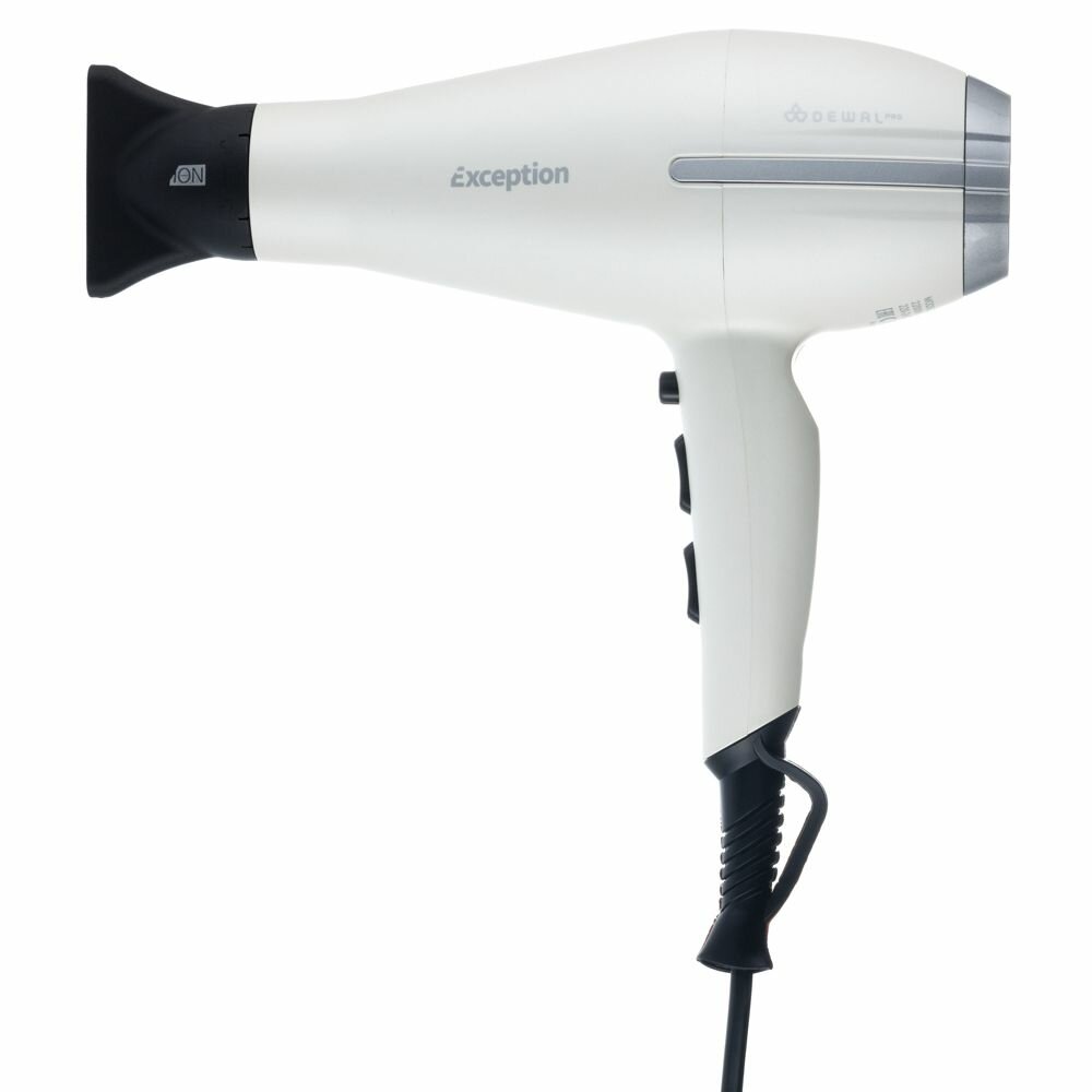 Фен DEWAL PRO Exception 03-113, 2200Вт, ионизация, цвет белый