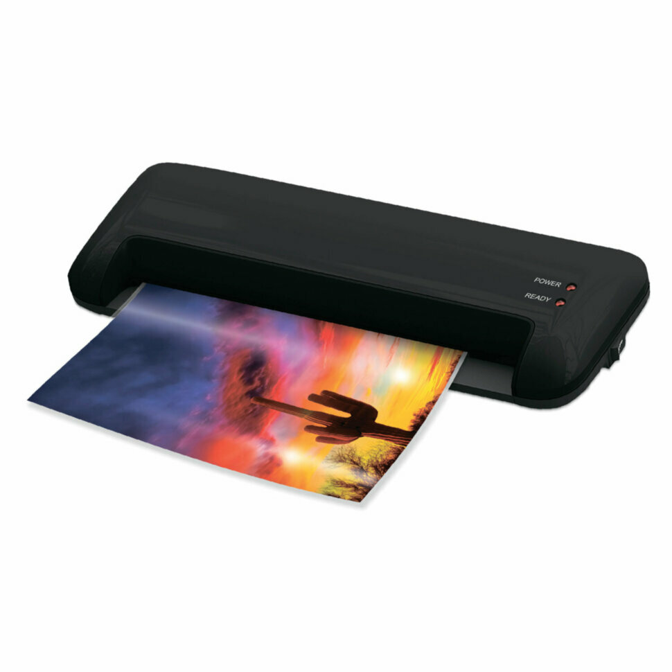 Ламинатор CACTUS CS-LAB-A4400B, формат A4, толщина пленки 80-125 мкм, скорость 40 см/мин, черный, 1448161, 533160