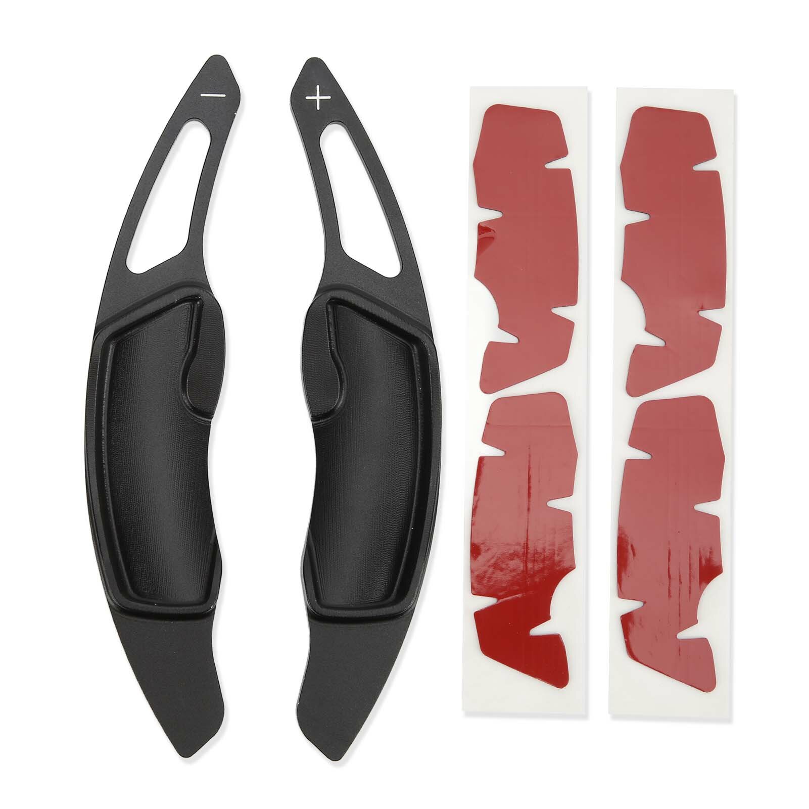 1 Pair Aluminum Alloy Paddle Shifter Extension For Subaru Impreza WRX BRZ Forester Legacy Outback Black