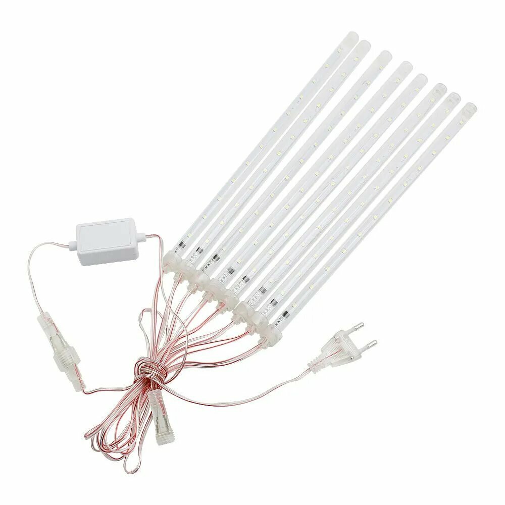 Гирлянда метеоритный дождь 8трубок 30см 192LED IP65 уличная многоцветный