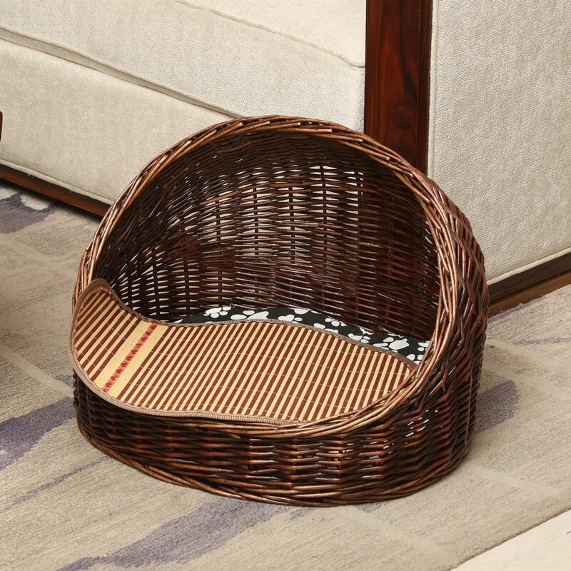 Домик для животных, Домик-гамак для кошек, собак мелких пород напольный серый