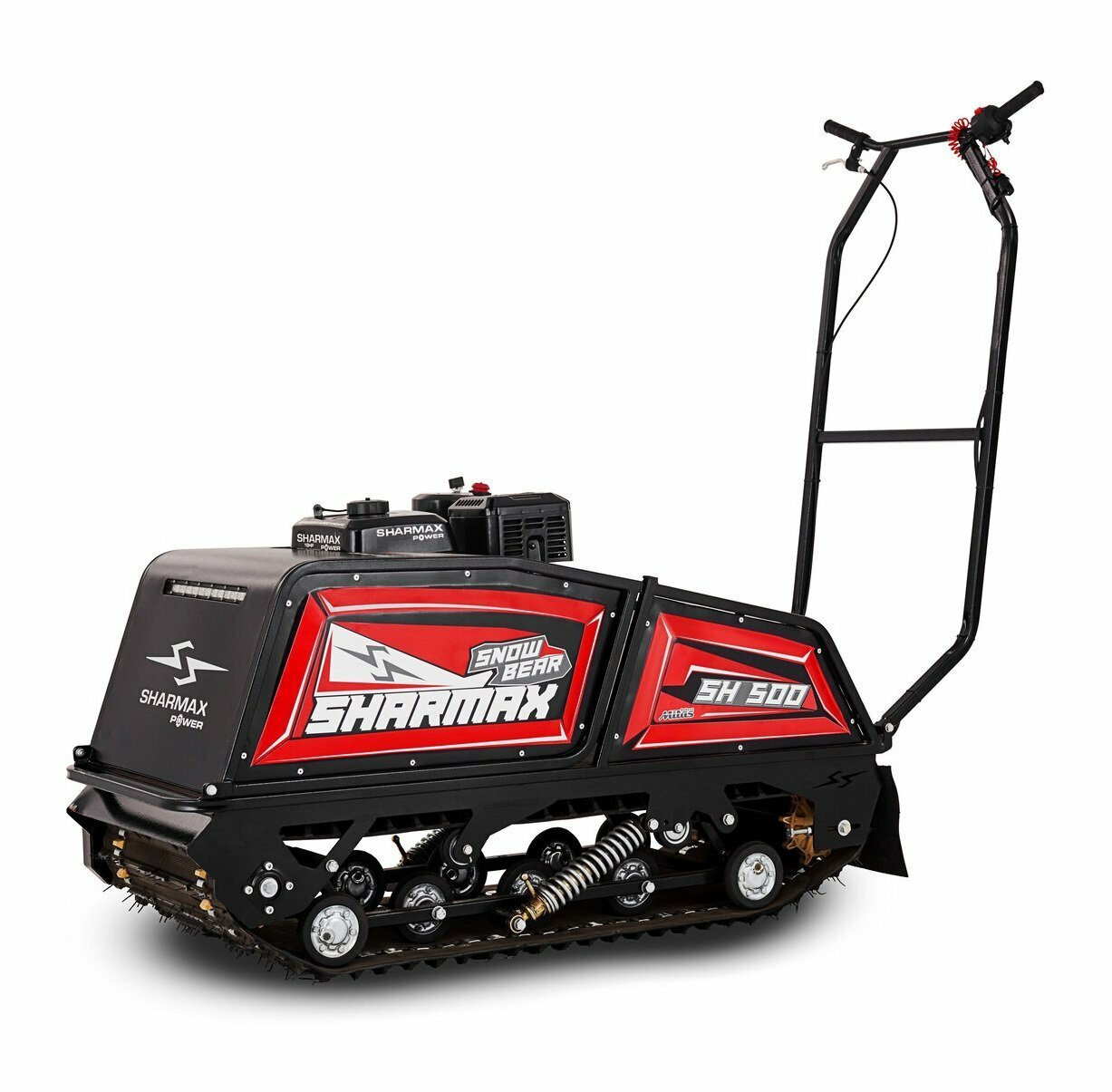 Мотобуксировщик Sharmax SE500 1450 HP18 Ultra 18лс, электростарт, подогрев рукояток