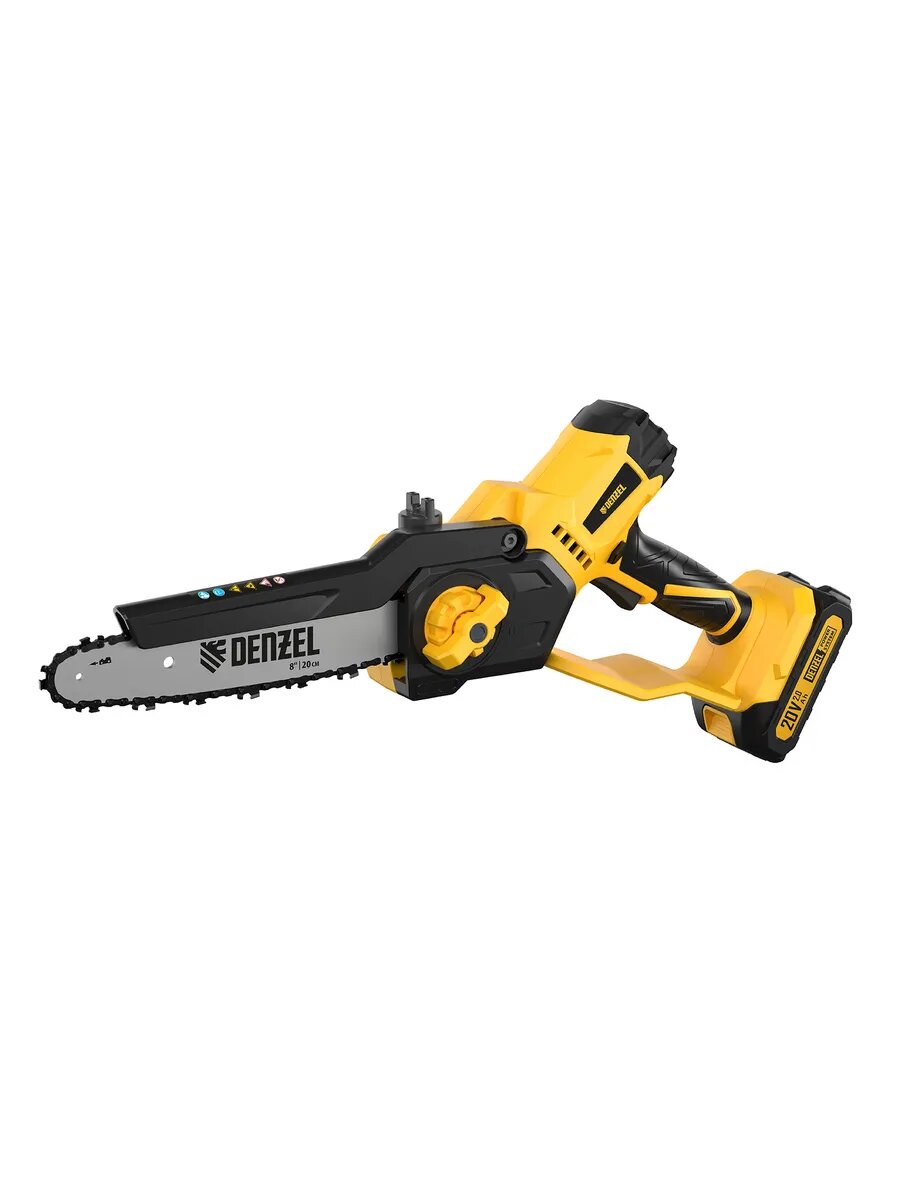 Цепная мини-пила аккумуляторная бесщет, СCS, DENZEL, 58653