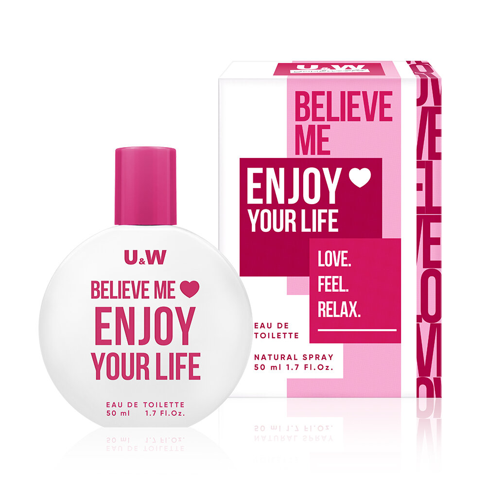 Туалетная вода женская Believe me Enjoy your life, 50мл