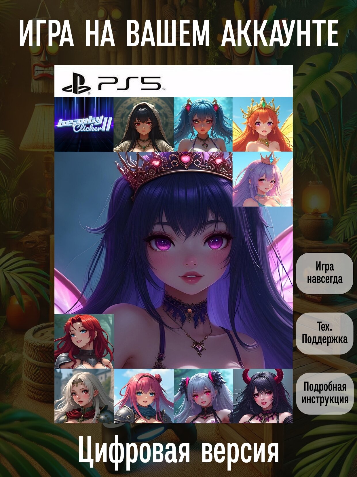 Beauty Clicker 2 Avatar Bndl. | PlayStation | английский язык | Музыка и ритм