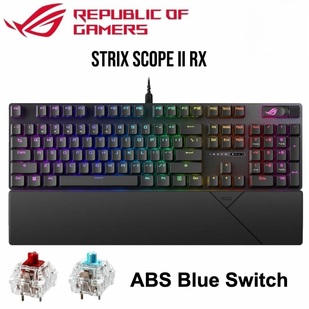 ROG Strix Scope II RX Механические переключатели Игровой клавиатуры
