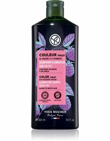 Шампунь для волос Yves Rocher Couleur, нейтрализующий желтые оттенки, 300 мл