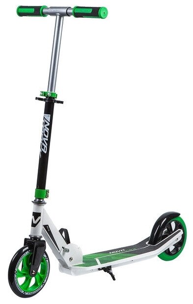 Самокат для детей NOVATRACK POLIS 160 Plastic, зеленый