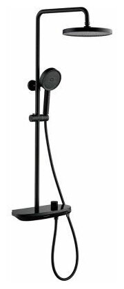 Душевая стойка со смесителем Gappo G2495-86, черная