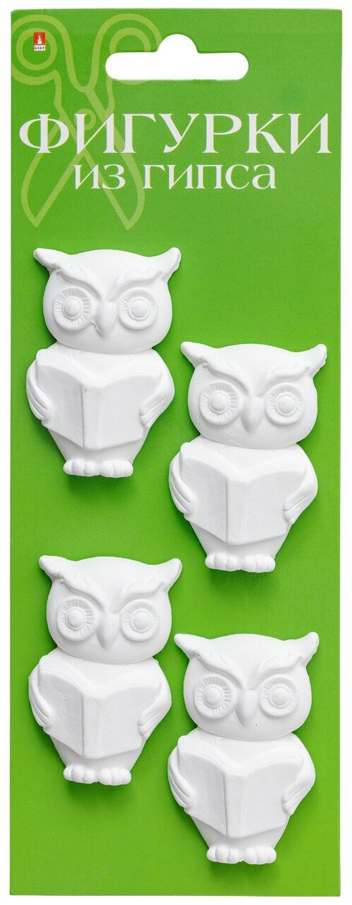 Фигурки из гипса "сказочные СОВЫ-1" , Арт. 2-552/03