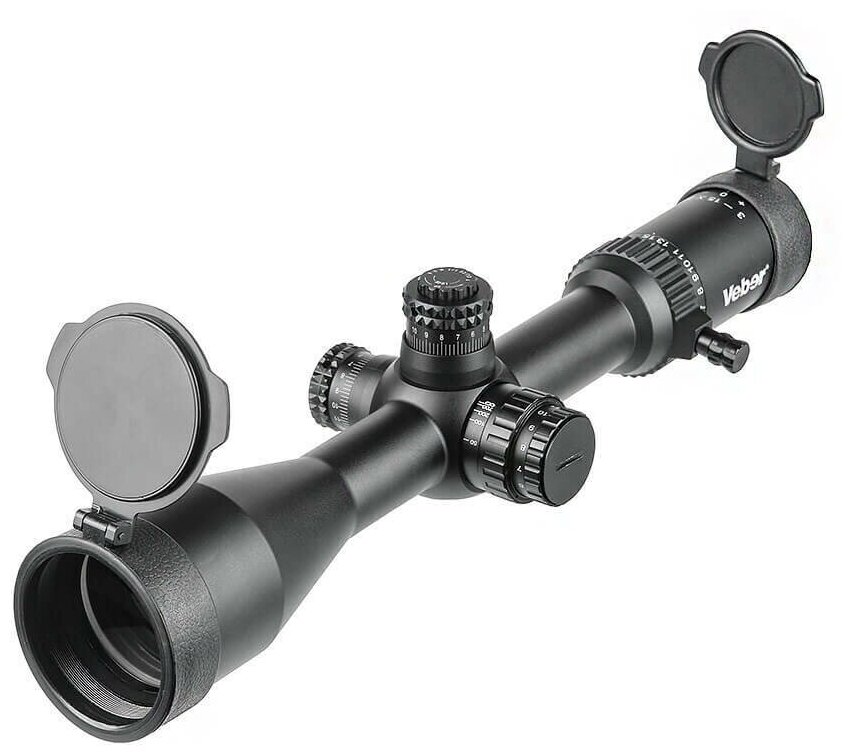 Прицел оптический Veber Wolf 3-15x50 SF IG RF1 универсальный, до 7000 Дж, с подсветкой, для спортивной стрельбы