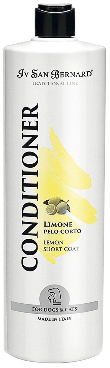 ISB TRADITIONAL LINE LEMON CONDITIONER Ив Сан Бернард кондиционер с ароматом лимона для короткошерстных собак и кошек (1 л)