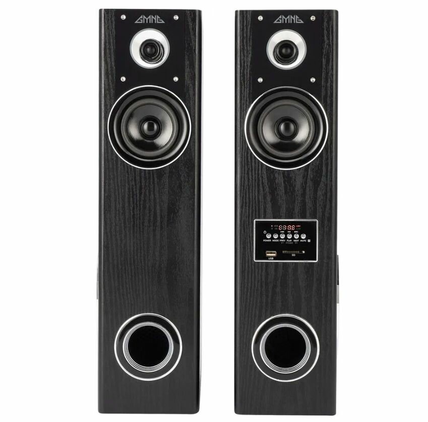 Колонки 2.0 GMNG GG-SP600AC (1892941) черные - 60 Вт, пульт ДУ, питание - сеть 220В