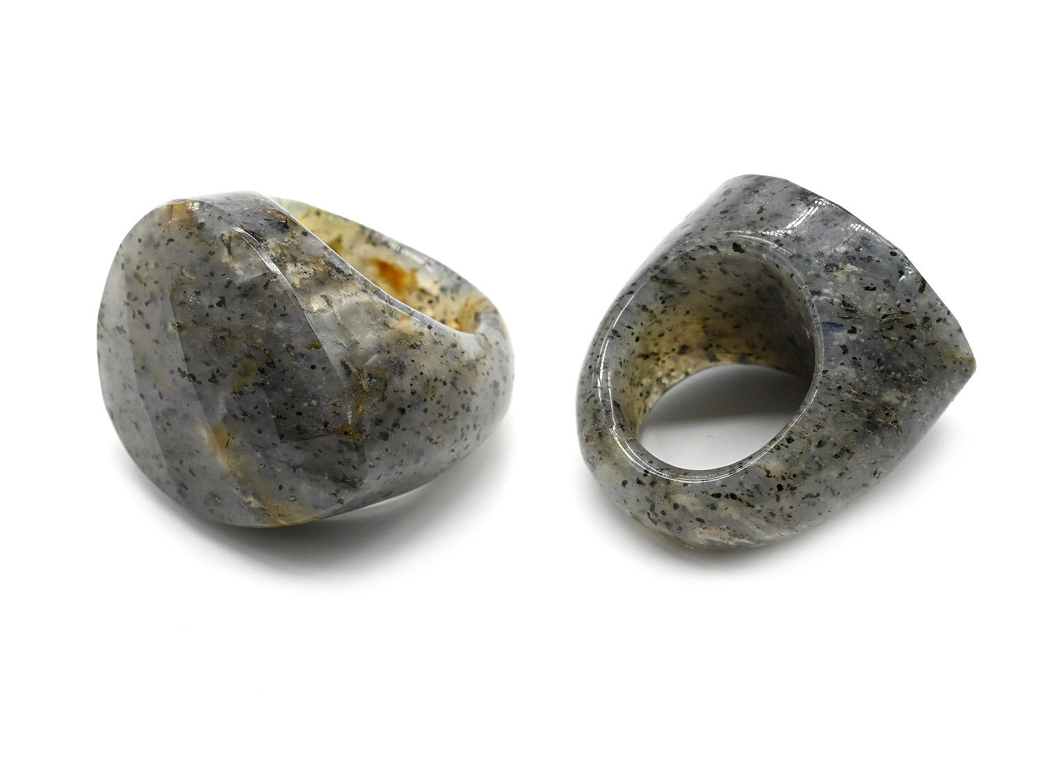 Кольцо, агат