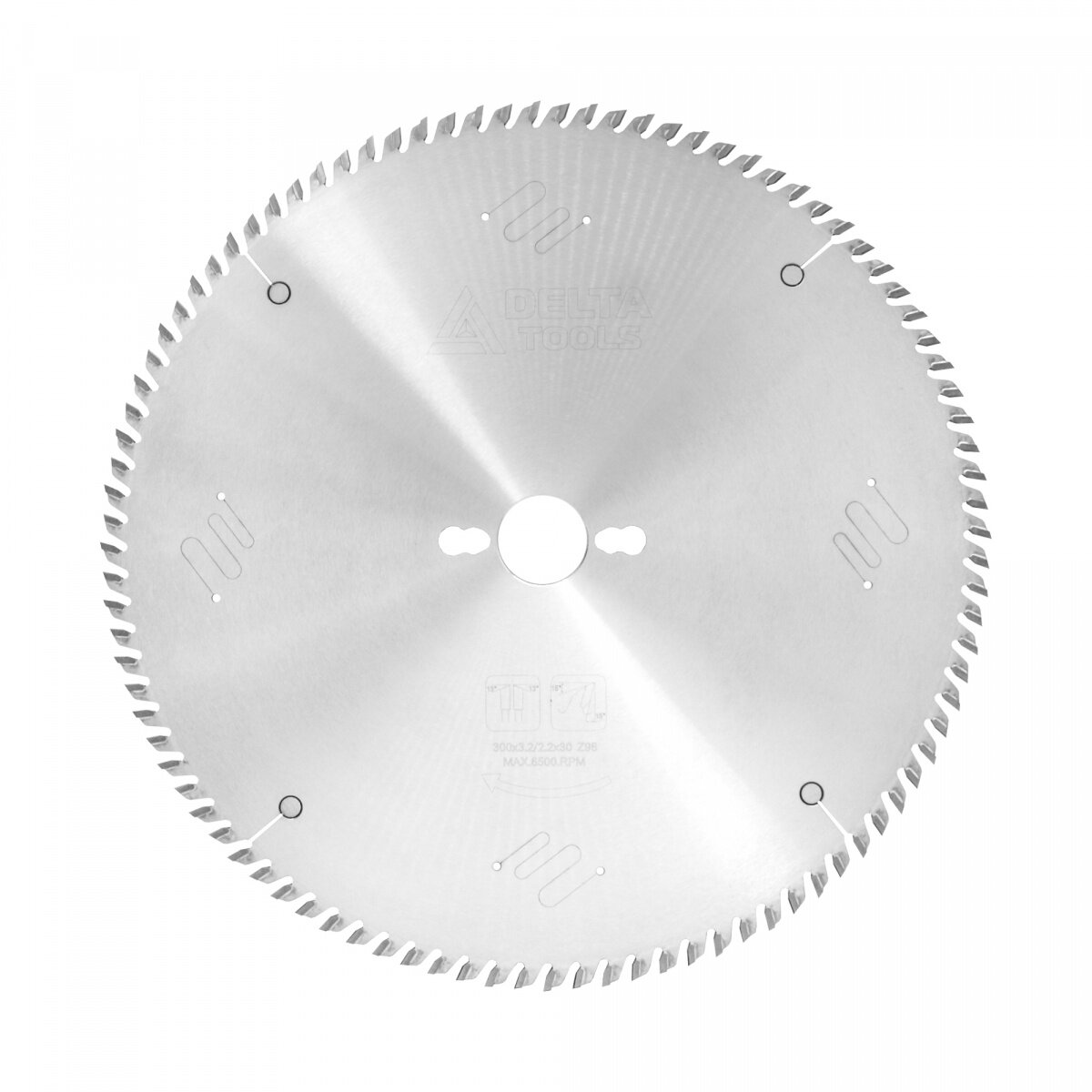 Пила дисковая DELTA TOOLS 300х30х3.2/2.2 Z=96 WZ торцовка/поперечное пиление
