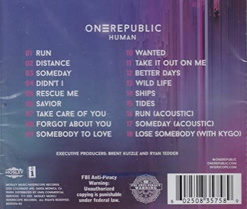 Диск OneRepublic - Human (1 CD) — фото 1