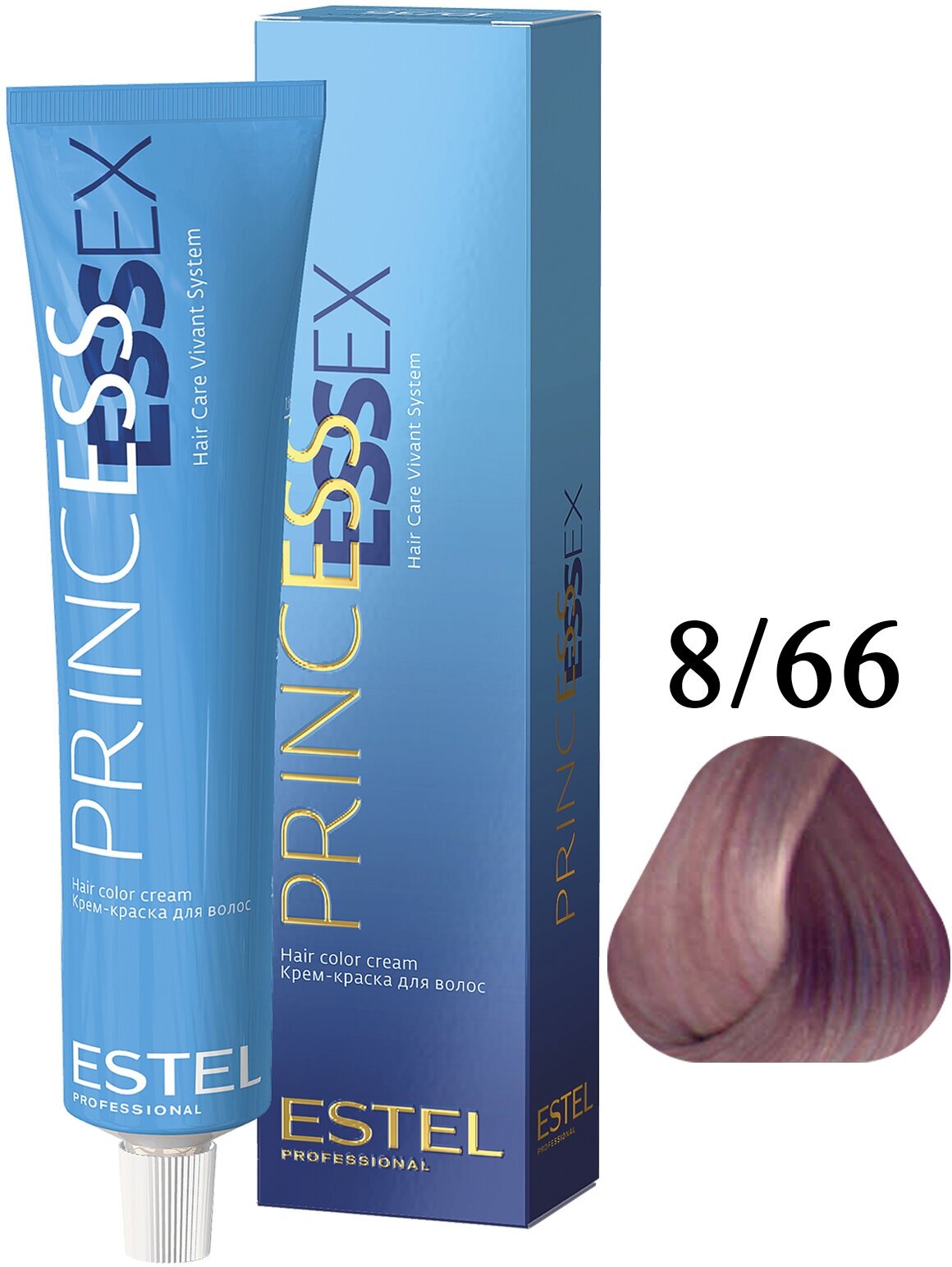 ESTEL Princess Essex крем-краска для волос, 8/66 светло-русый фиолетовый интенсивный, 60 мл