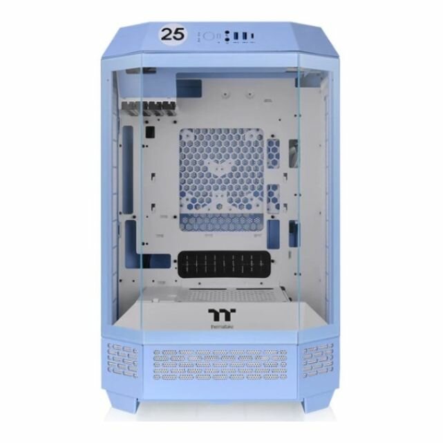 Компьютерный корпус Thermaltake The Tower 300 Hydrangea (CA-1Y4-00SFWN-00) голубой - Micro Tower, Micro-ATX, USB 3.2 Gen 1 Type-C