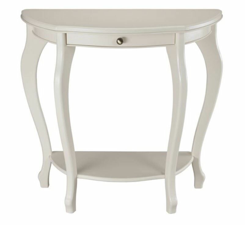 Стол-консоль Элегант Вис Red Black белый, дерево, оригинальная столешница, ножки