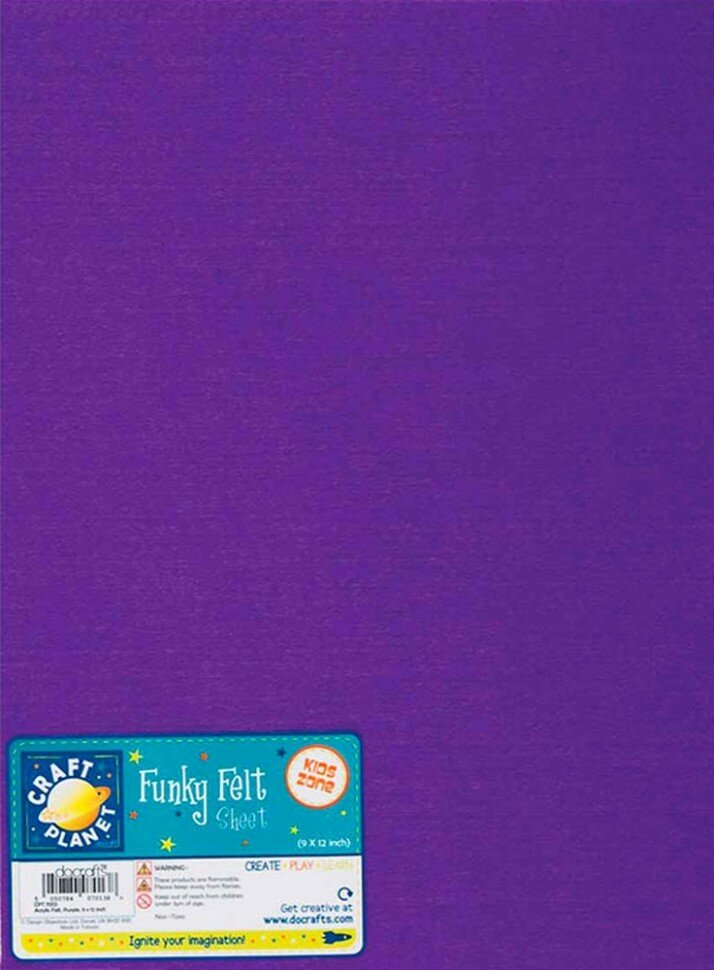 #CPT7013 Фетр 23 х 30 см Docrafts 1 лист