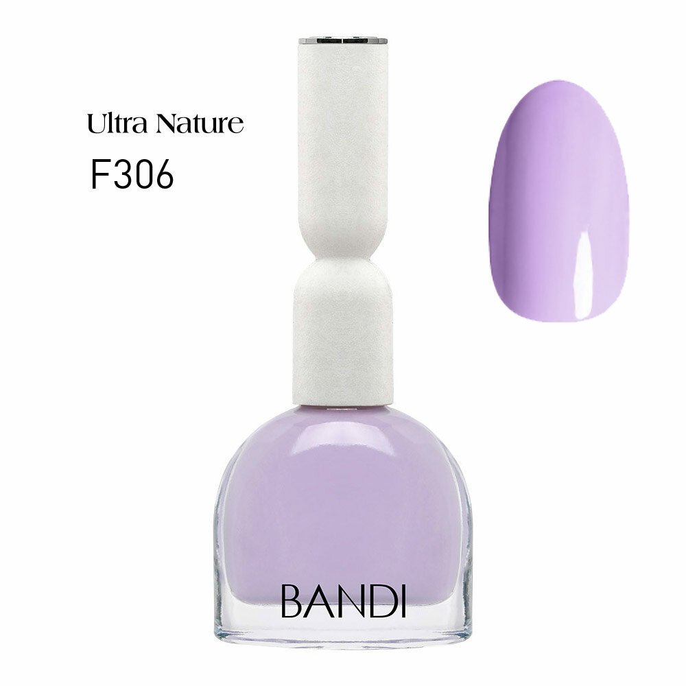 Лак для ногтей BANDI Ultra Nature, Milky violet, F306s, 10 мл