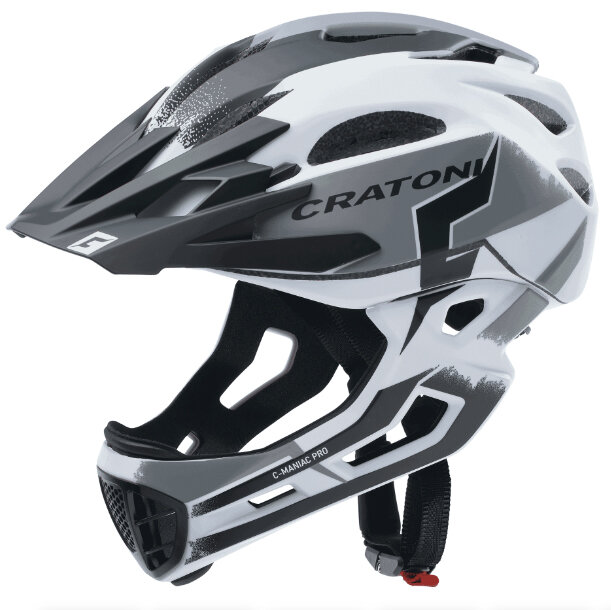 Шлем Cratoni С-Maniac Pro (S-M (52-56) /112603H1/ White-black matt)