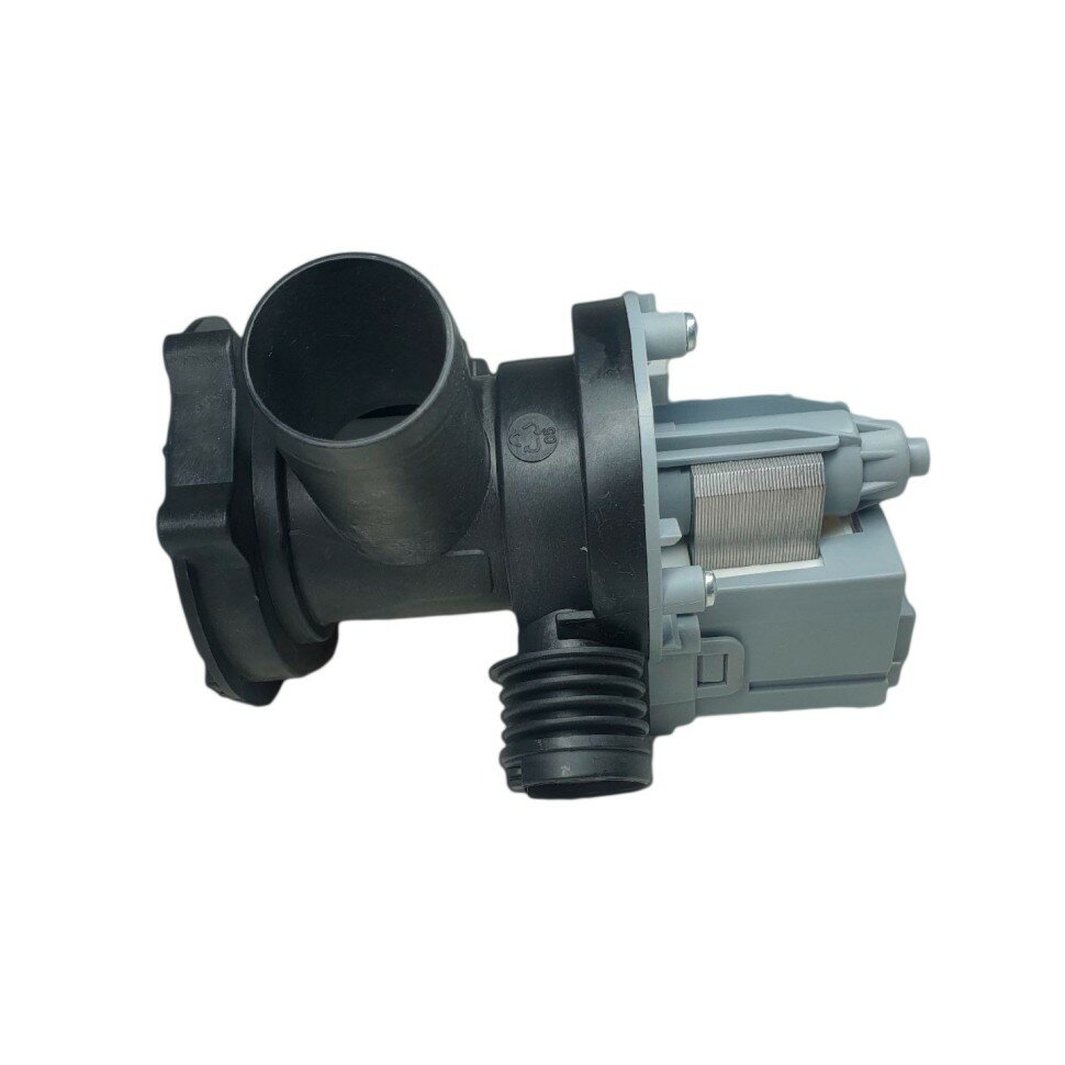 Сливной насос Askoll, Leili для стиральной машины Indesit, Ariston, Hotpoint, Stinol в сборе (3 винта, фишка назад, с улиткой) 309709