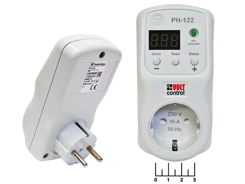 Реле контроля напряжения РН-122 (розеточное)