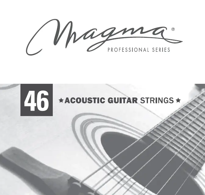 Magma Strings GA046PB - Струна одиночная для акустической гитары 46, Серия: Phosphor Bronze, Калибр: 46, Обмотка: фосфористая бронза.