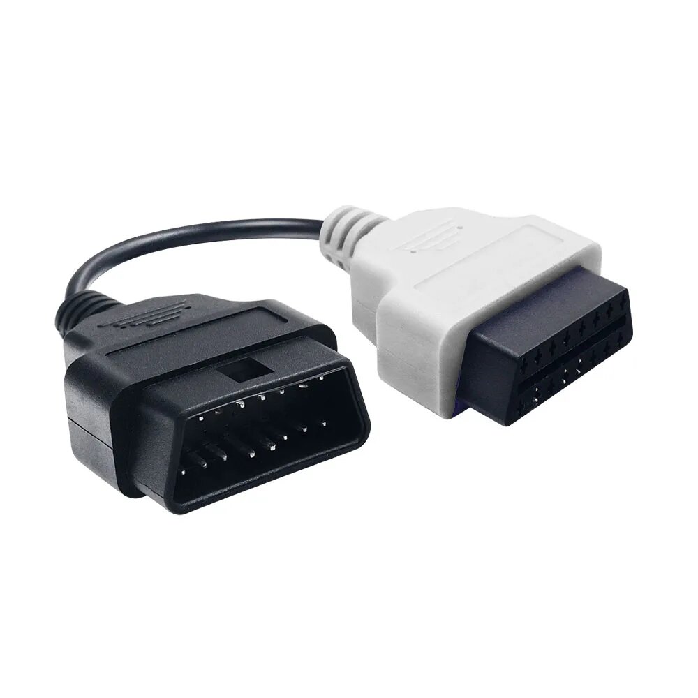 Адаптер OBD2 Fiat Alfa Romeo, 16-контактный, серый