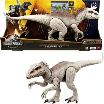 Фигурка динозавра Mattel Jurassic World : Dino Trackers Camouflage 'N Battle - Indominus Rex (HNT63)