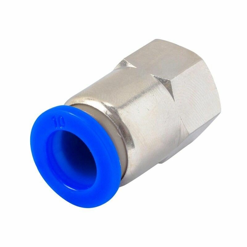 Фитинг для пластиковых трубок 10мм с внутренней резьбой 1/4" Forsage