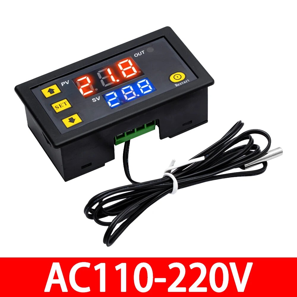 Термостат цифровой Baishundianzi W3230, 110-220V