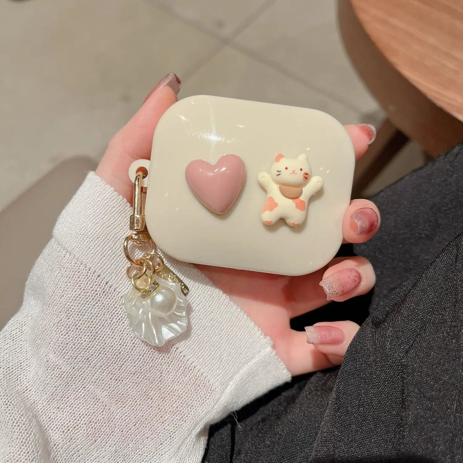 Силиконовый чехол для Redmi Buds 5 с цветочным принтом For Redmi Buds5 6S