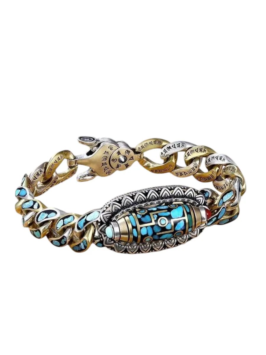 Жесткий браслет, искусственный камень