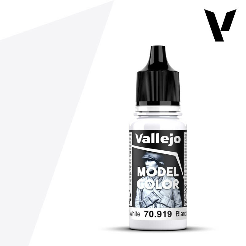 Краска 70919 Vallejo серии Model Color Cold White (Холодный Белый) 18ml