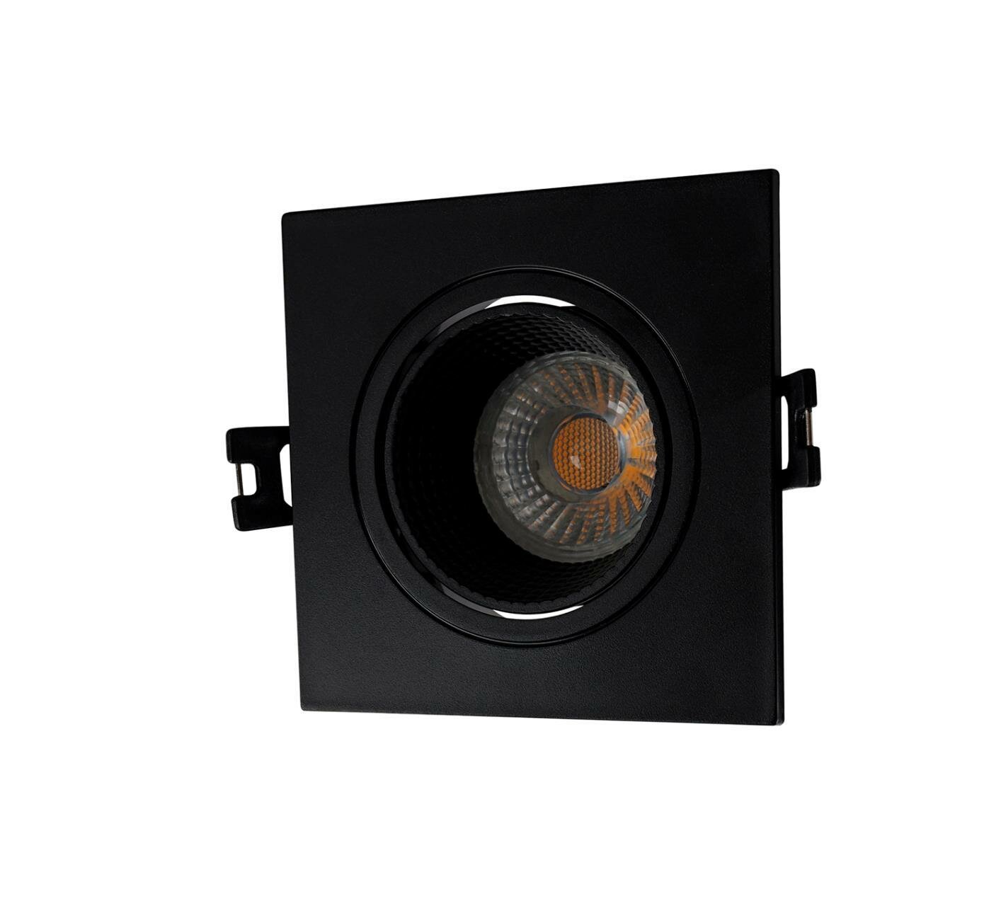 Светильник встраиваемый Denkirs DK3021, DK3071-BK, 10W, GU5.3